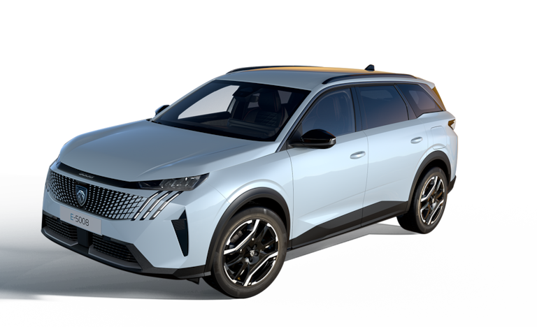 Nowy PEUGEOT E-5008 | Wyższej klasy duży SUV nowej generacji z 7 fotelami | W pełni elektryczny ...